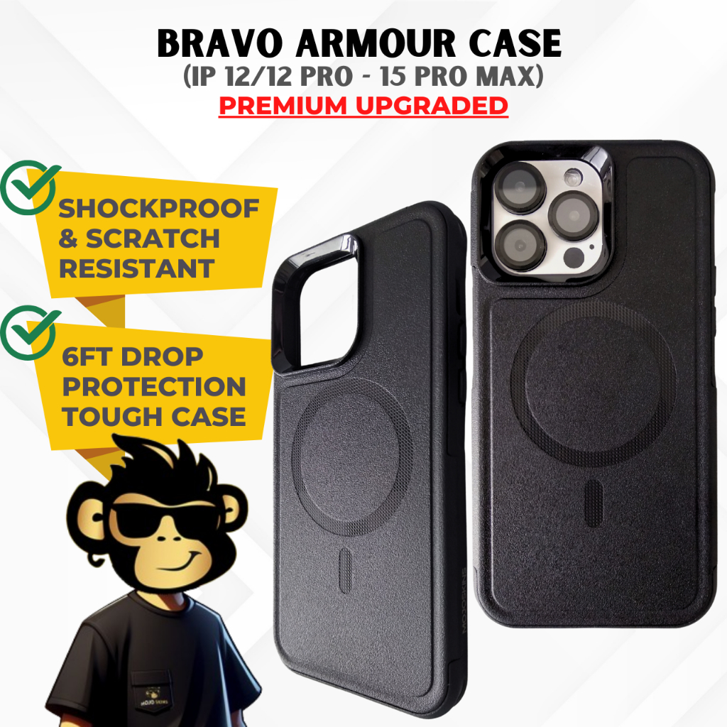 MOJOSKINS Bravo Armour Case shockproof phone case magnetic heavy duty ...