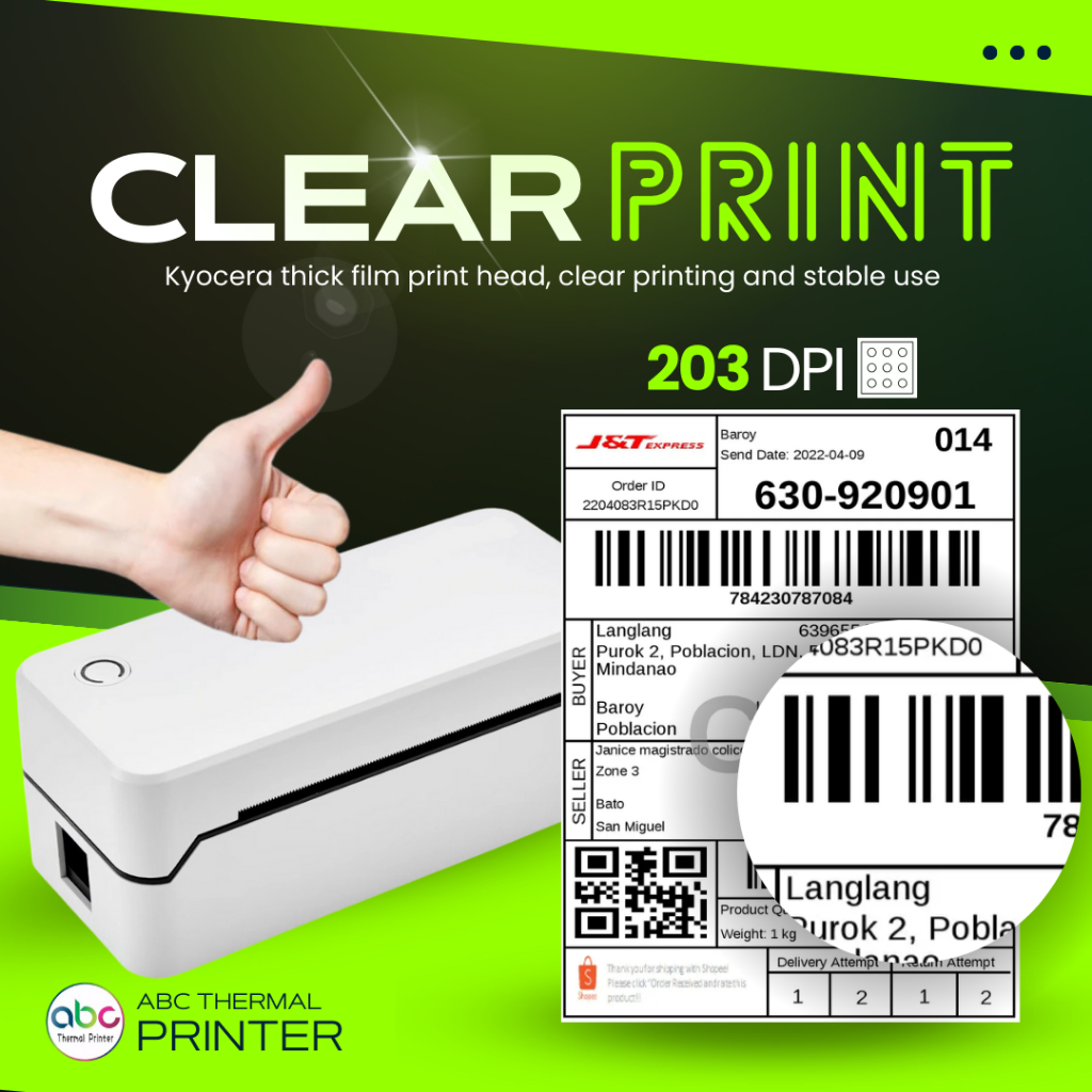 C100/D520 Waybill Printer * Thermal Printer A6 * USB+Bluetooth Android ...
