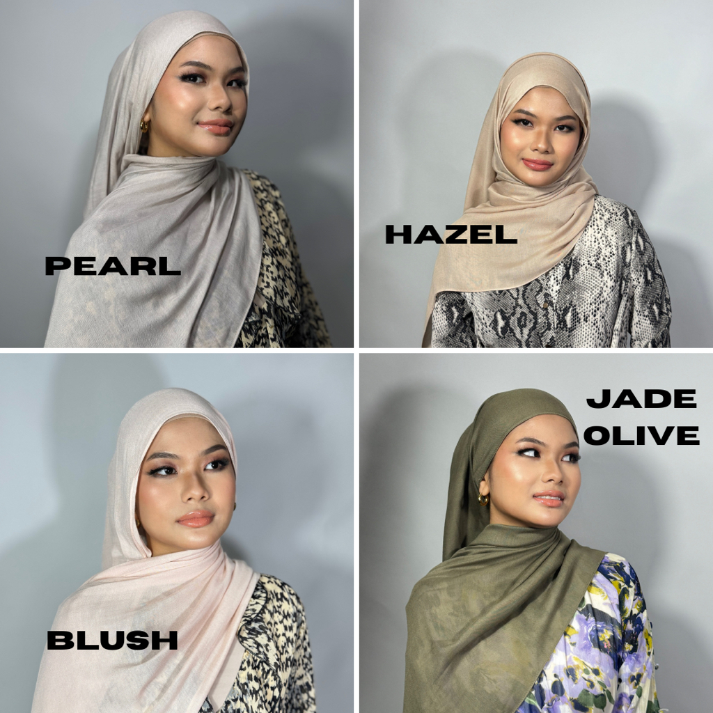 Basic Modal Hijab Single Stitched by Succhi | Shopee Malaysia