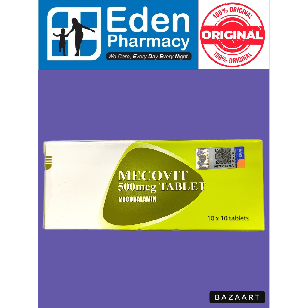 Mecovit 500mcg Tablet Mecobalamin ( 10 x 10 tablets ) | Shopee Malaysia