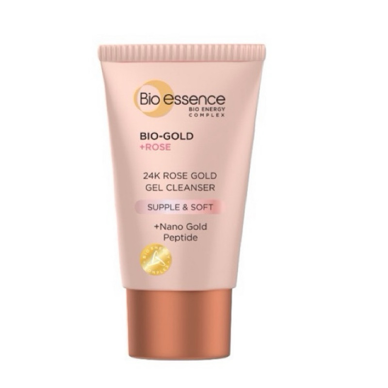 Bio-essence Rose Gold Gel Cleanser 30g / Prep Water 30ml / night cream ...