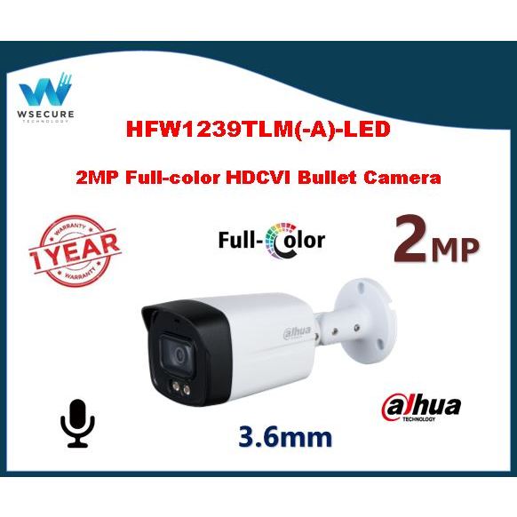 Dahua 2MP Full-color Starlight HD-CVI 1080P Bullet CCTV Camera - DH-HAC ...