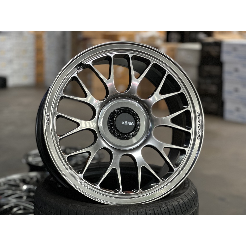 NEW 18X9J Konig MRK1 Rim (set of 4) ET36 5X112 for Passat Tiguan Audi ...