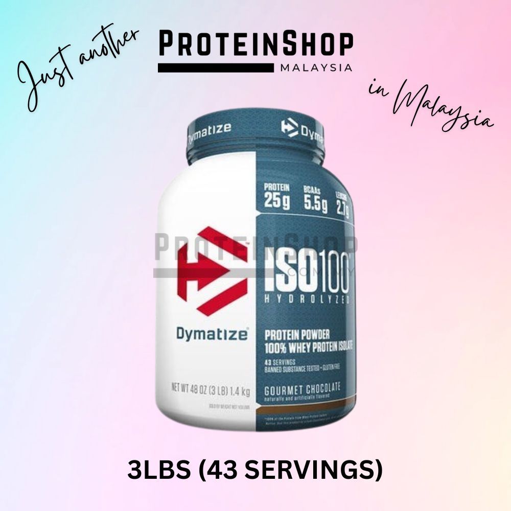 Dymatize ISO 100 (3lbs) | Shopee Malaysia