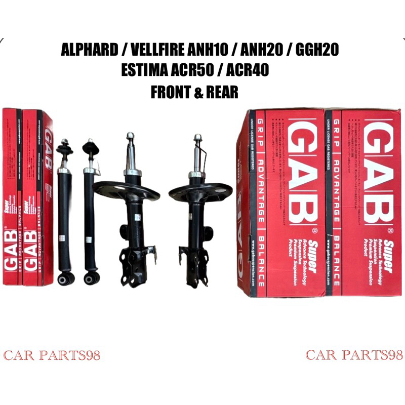 GAB ABSORBER VELLFIRE / ALPHARD ANH20 / ANH10 / GGH20 / ESTIMA ACR50 ...