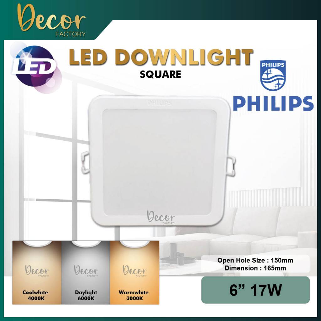PHILIPS Meson LED Downlight 4" 5" 6" 8" 9W 13W 17W 24W LED Philips ...