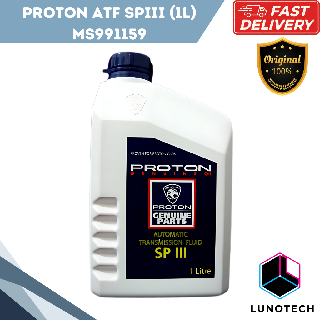 [ORIGINAL] Proton ATF SP3 SPIII Genuine Automatic Transmission Fluid MS991159 (1L) | Shopee Malaysia