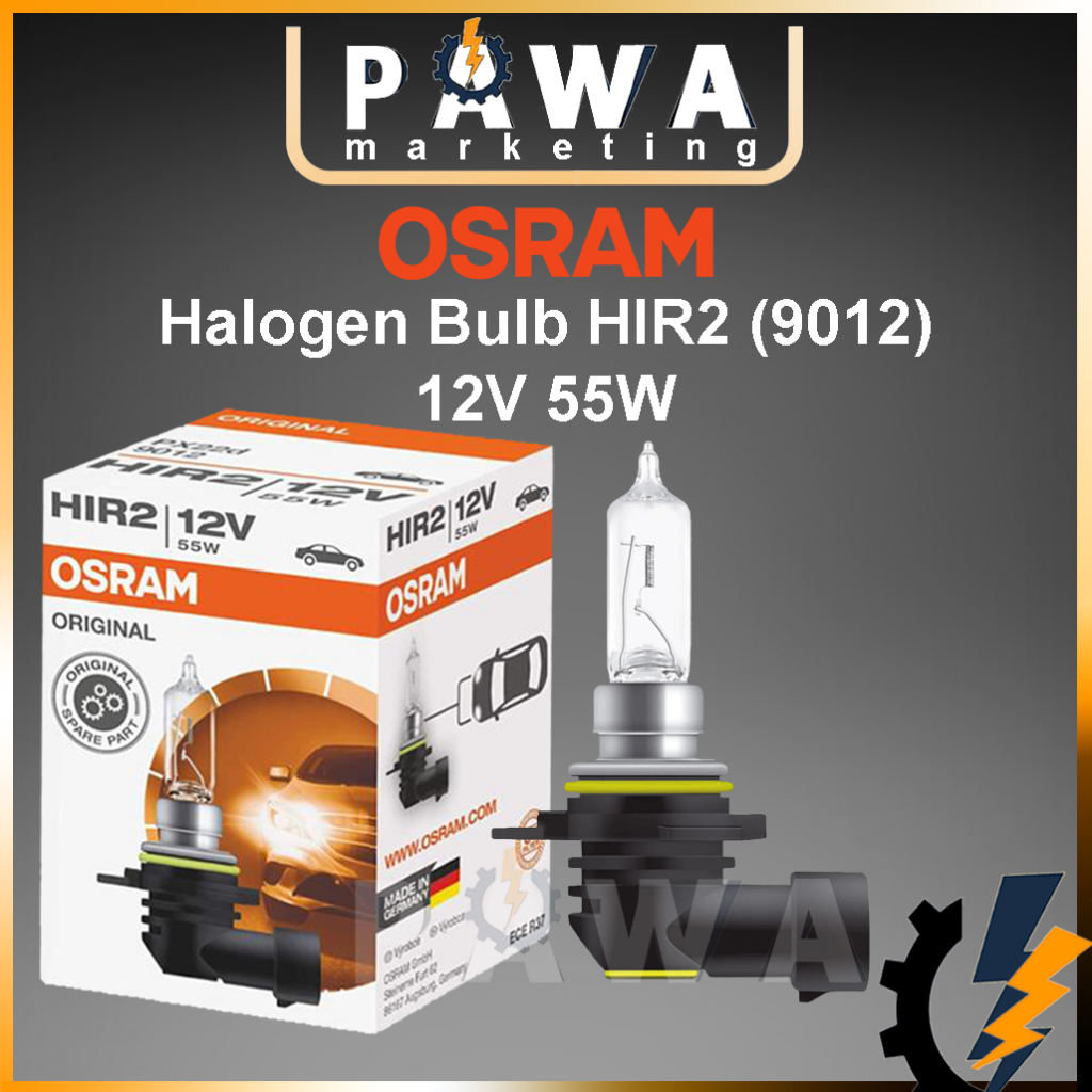 Pawa Osram Halogen Bulb HIR2 9012 12V 55Watt Car bulb Toyota Honda ...