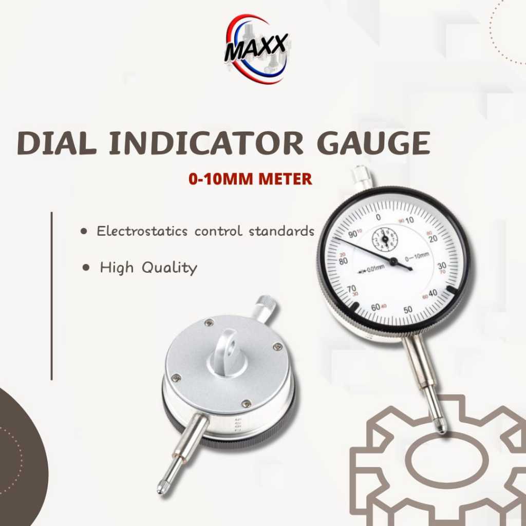 DIAL INDICATOR GAUGE 0-10MM METER | Shopee Malaysia
