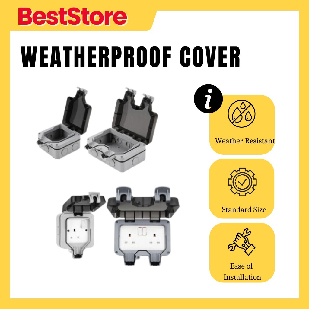 SIRIM Waterproof Outdoor Switch Socket Cover Waterproof Cover Plug ...