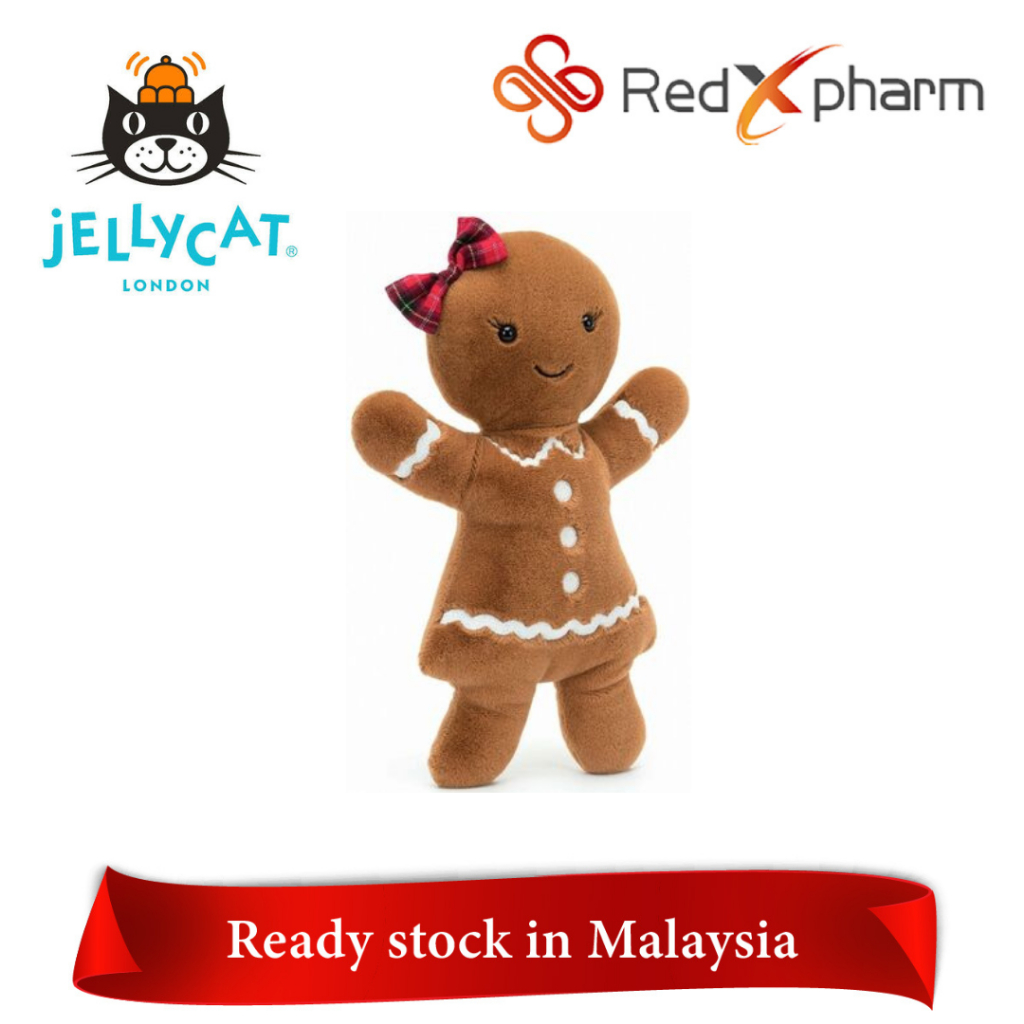 Original Jellycat I am Jolly Gingerbread Ruby (Ready Stock) | Shopee ...