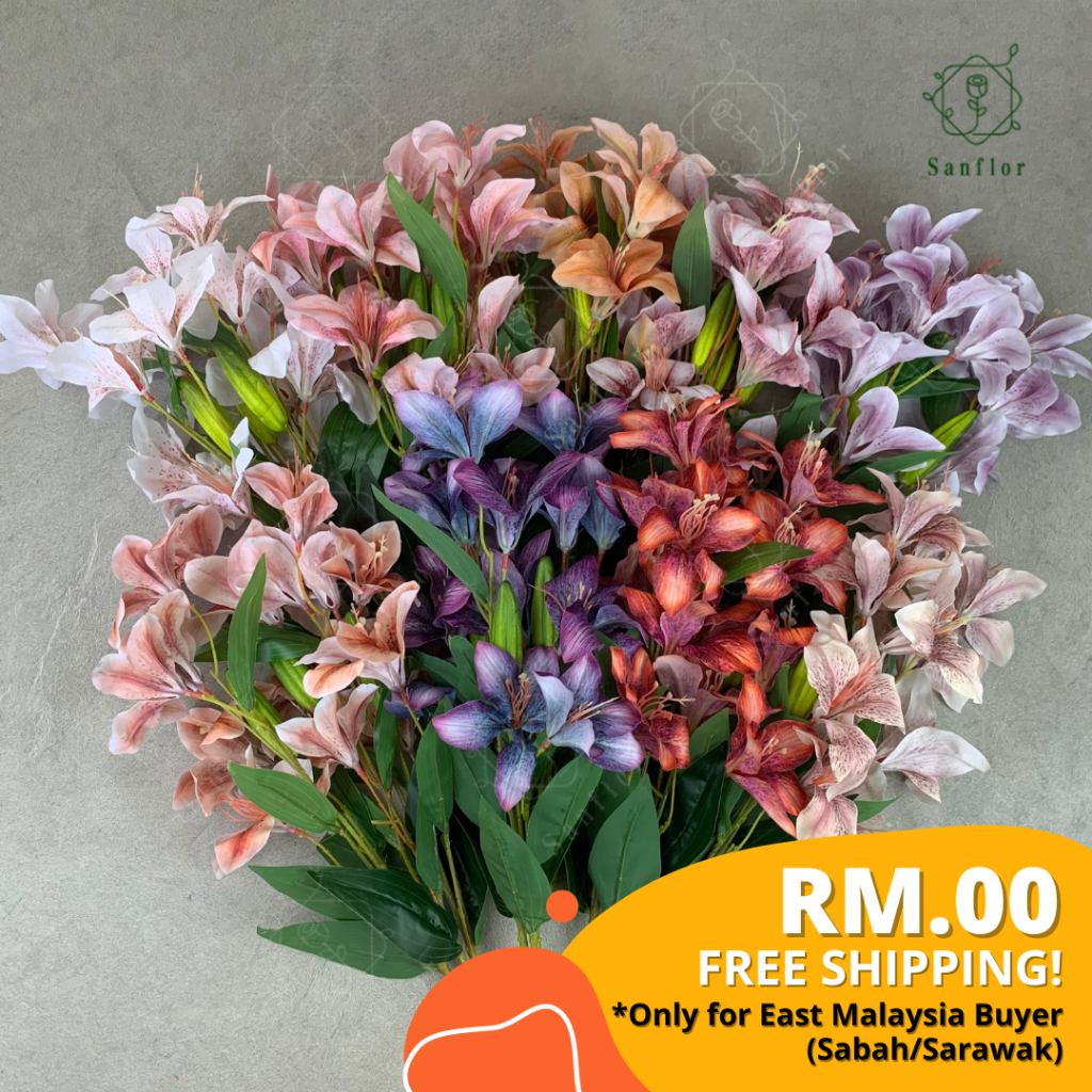 FOR EAST MALAYSIA SABAH SARAWAK - BUNGA LILY K15 ARTIFICIAL ( FREE ...