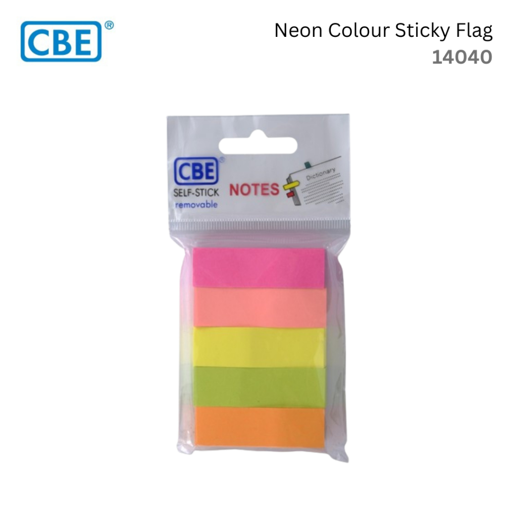 CBE 14040 Neon Colour Sticky Flag | Shopee Malaysia