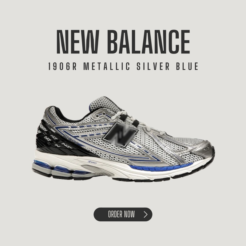 New Balance 1906R Metallic Silver Blue M1906RCD Sneakers Shoes | Shopee ...