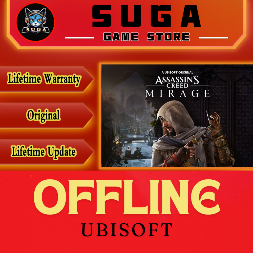 [PLAY NOW] Assassin's Creed Mirage Ubisoft / Uplay Offline Game (100% Original & 100% Working ...