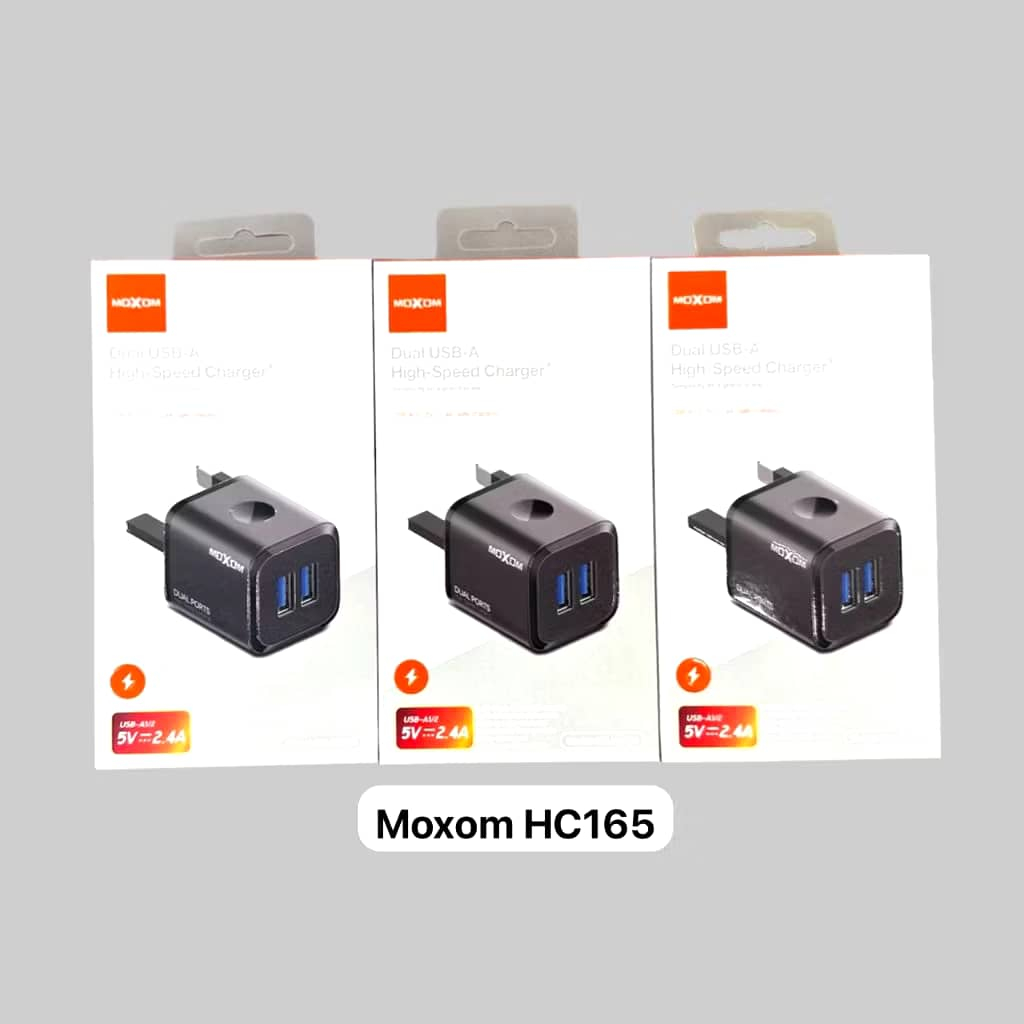 MOXOM MX-HC165 Dual USB Adapter | Shopee Malaysia