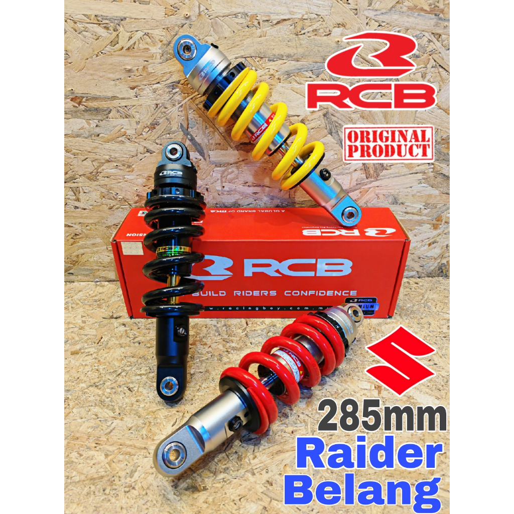 RCB S2 / S3 Monoshock 285mm Suzuki Raider 150 Belang 150 Absorber Mono ...