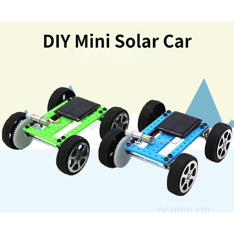 1 set Mini Solar Powered Toy DIY Car Kit Children Educational Gadget ...