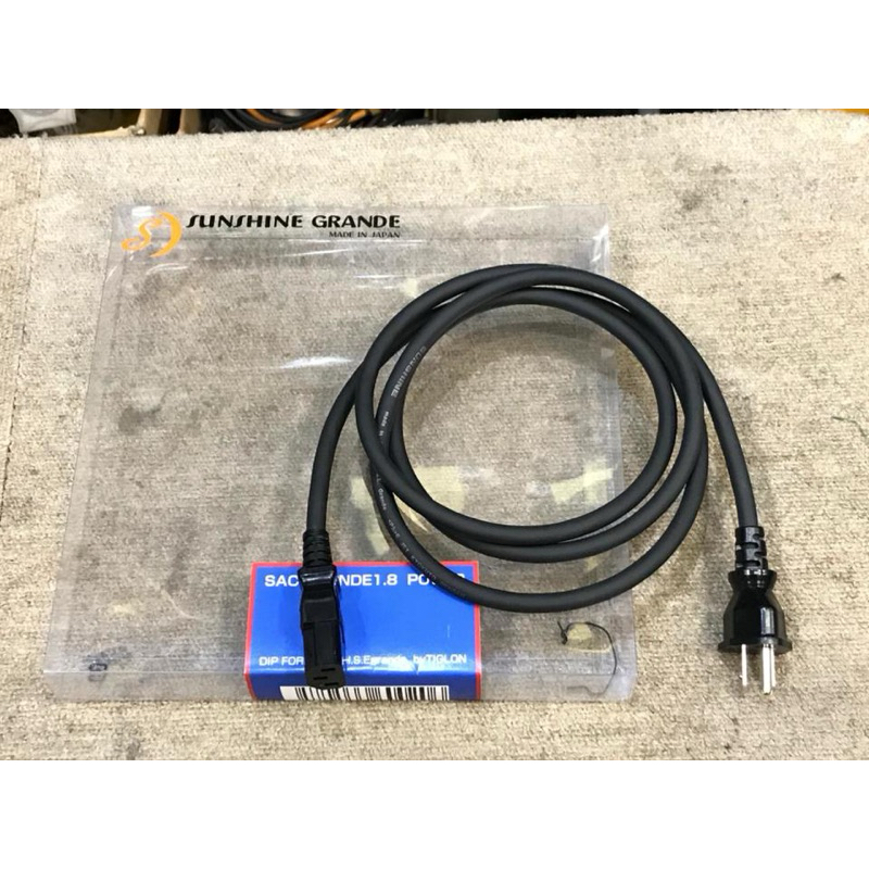 Sunshine SAC Grande OFC 1.8m Power Cable Made in Japan 🇯🇵 US Power Cord ...