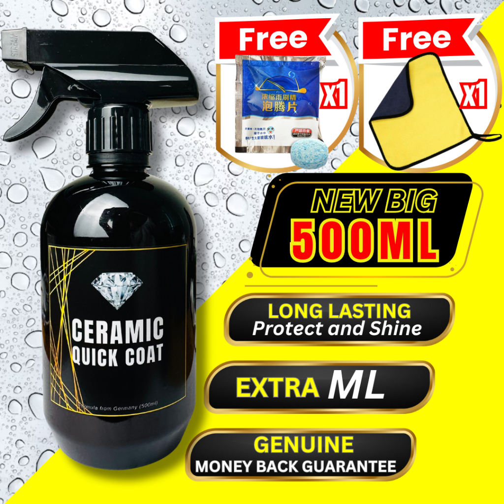 Diamond Coating 500ml Ceramic Quick Coating Spray Wax Car Polish ...