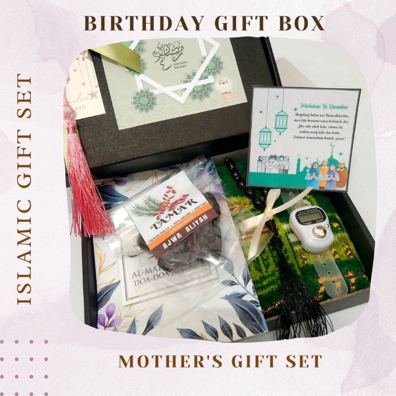 QC ISLAMIC GIFT BOX RAMADHAN GIFT SET HADIAH HARIJADI IBU ISLAMIC ...