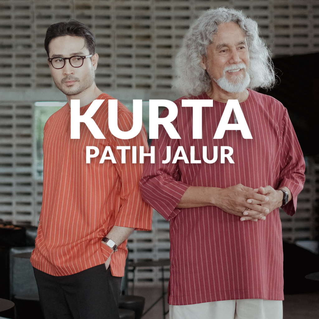 Kurta Patih Jalur Relaxed Fit | Shopee Malaysia