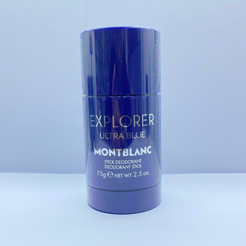 DEODORANT STICK MONT BLANC EXPLORER ULTRA BLUE FOR HIM 75g | Shopee ...