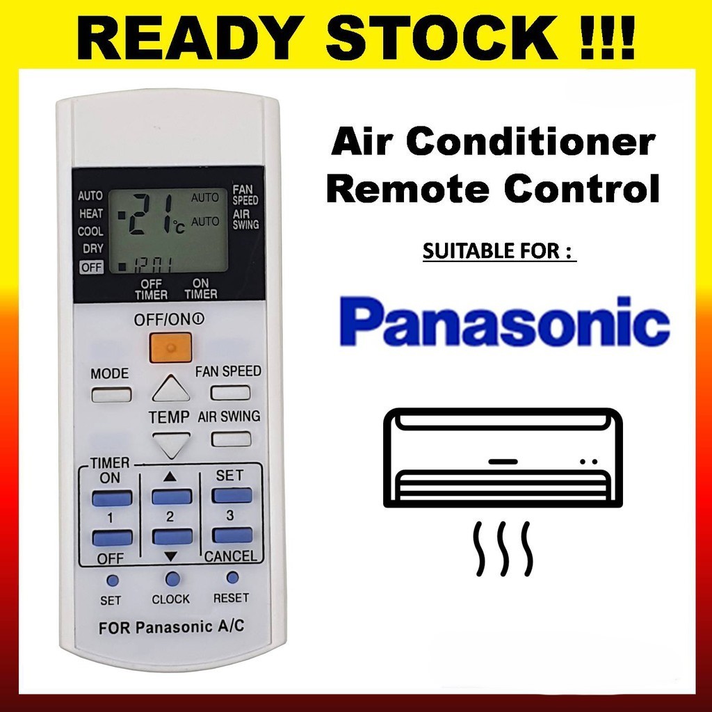 Panasonic Air Cond Remote Control (Inverter) | Shopee Malaysia