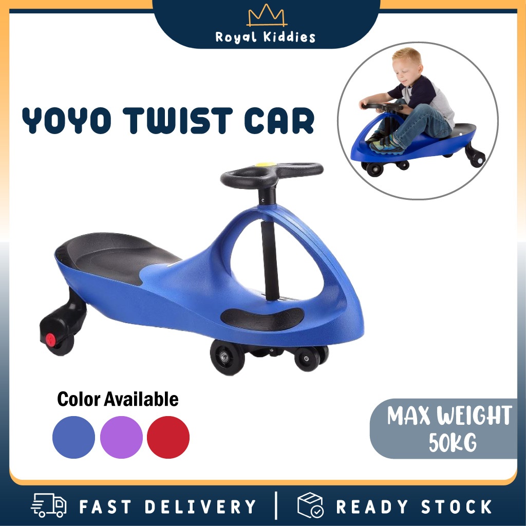 Yoyo Twistee Car Children Toy Kids Universal Wheel Anti Rollover Plasma ...