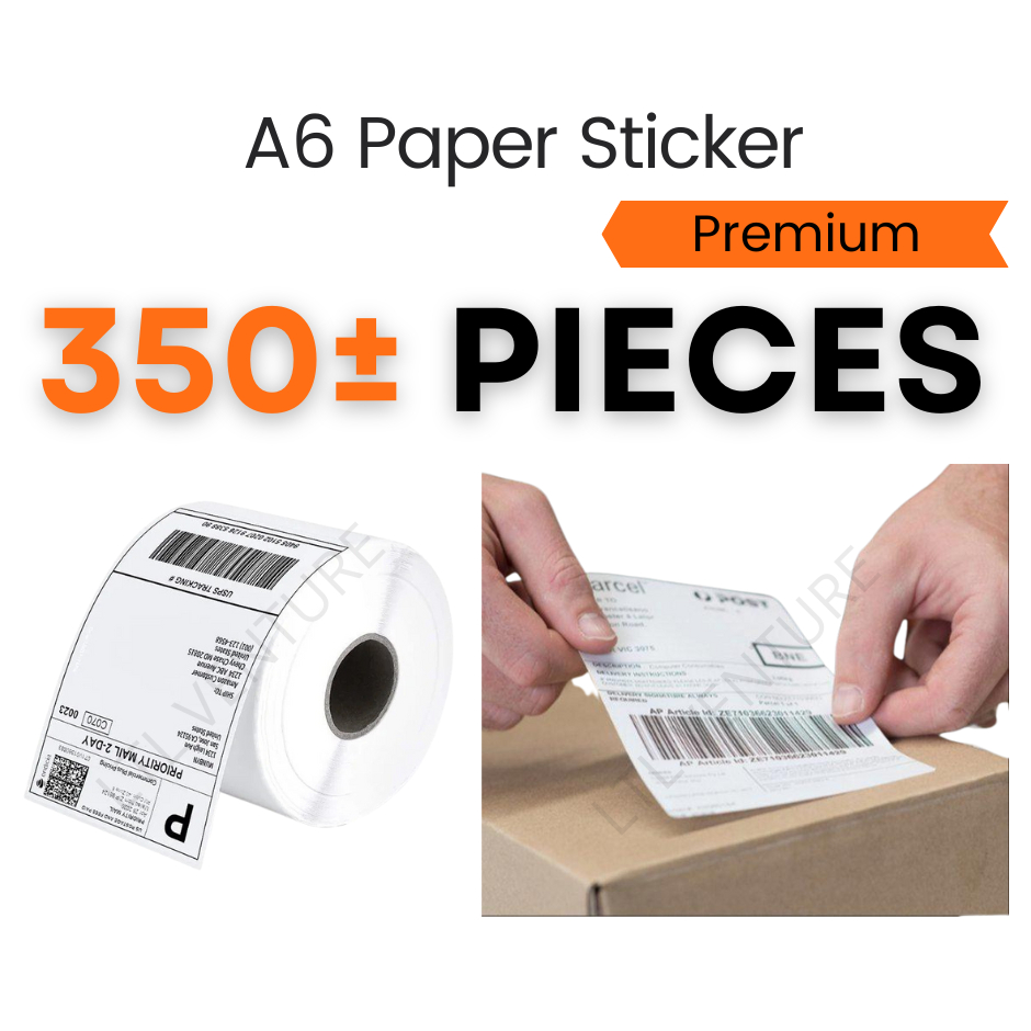 350 Pcs/Roll Air Way Bill Thermal Printer Sticker Paper Roll AWB A6 ...