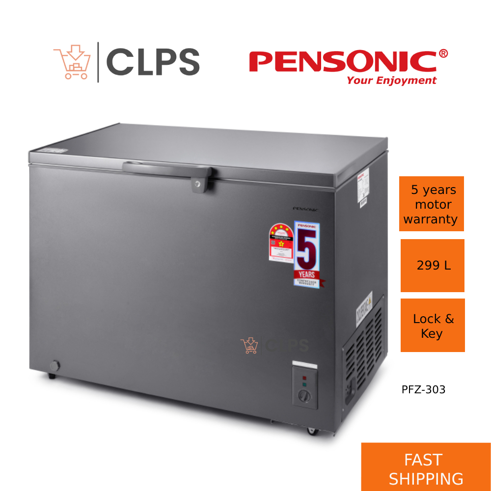 Pensonic 300L Chest Freezer Peti Sejuk Beku PFZ-303 PFZ303 | Shopee ...