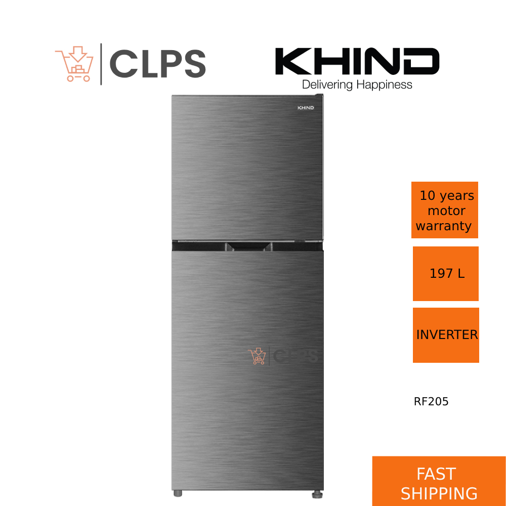 KHIND 216L 197L 2 Door Fridge Peti Sejuk Fridge Refrigerator RF200 ...