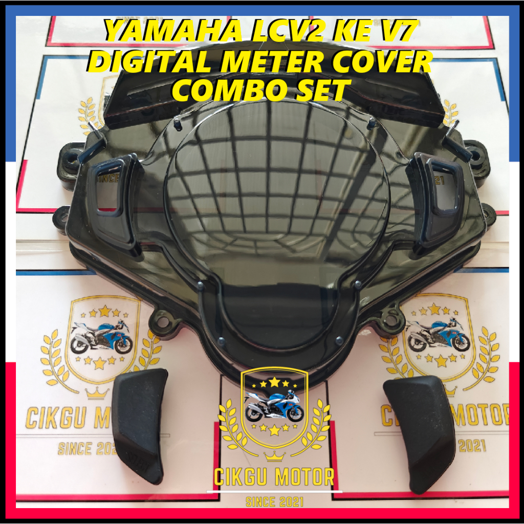 YAHAMA LCV2 KE V7 DIGITAL METER COVER COMPLETE SET CIKGU MOTOR | Shopee ...