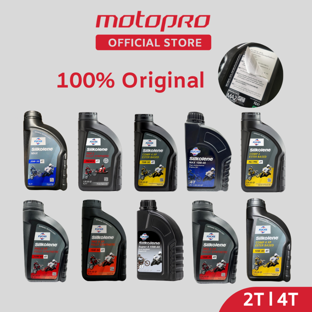 FUCHS Silkolene Oil Max Pro Super Xtreme 2T 4T P Semi Fully Synthetic ...