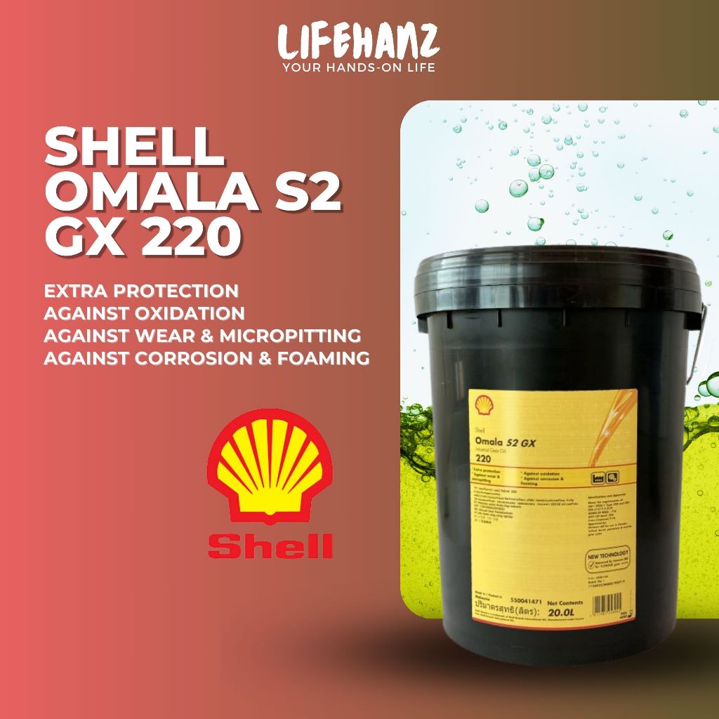 Shell Omala S2 GX 220 (20 LITER) - Machinery Gear Oil | Shopee Malaysia