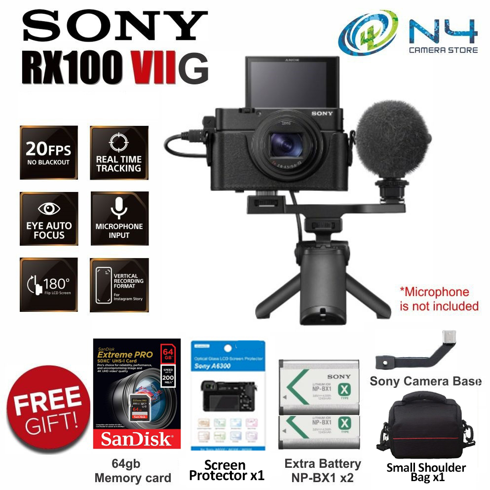 Sony RX100 VII / RX100 MK7 Compact Camera, Unrivalled AF ( 1+1 Year ...