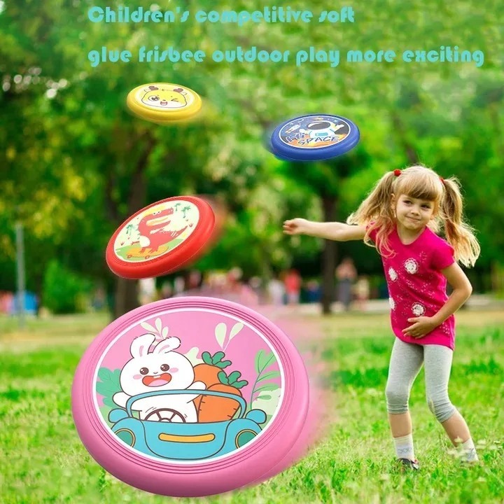 20cm Kids Soft & Safe Frisbee Disc Silicone Outdoor Fun Game Sport ...