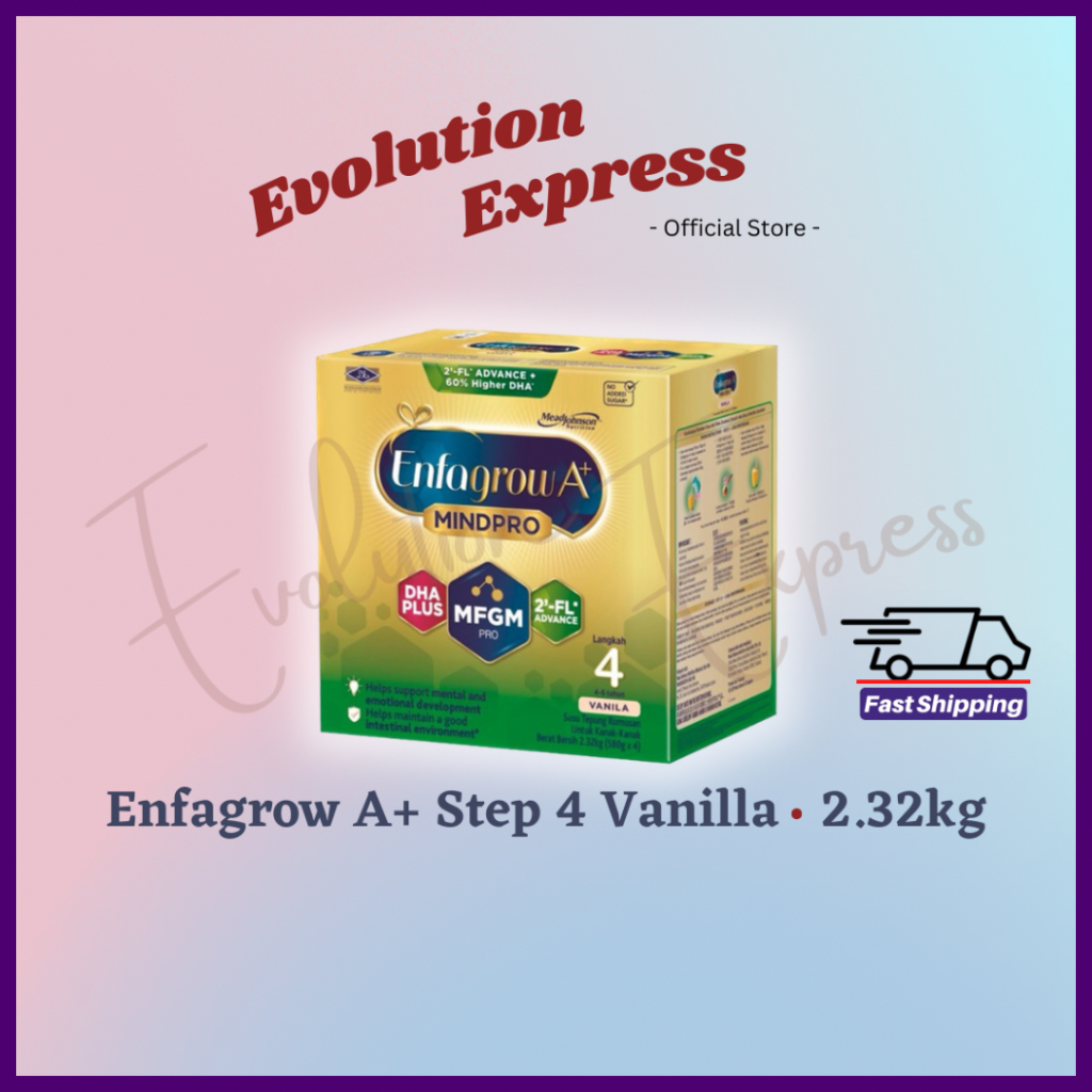 Enfagrow A+ Step 4 (original/vanilla) ( 2.32kg / 2.4kg / 3.48kg ) Exp 3 ...