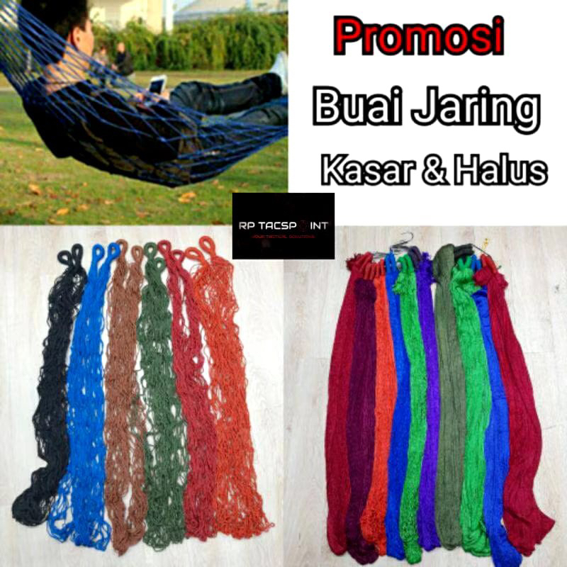 BUAI JARING KASAR DAN HALUS UNTUK AKTIVITI INDOOR DAN OUTDOOR | Shopee ...