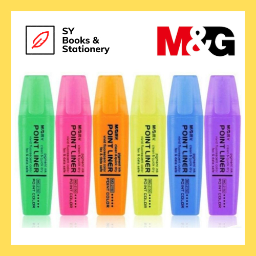 *Original* M&G Point Liner Highlighter Pen Highlighter Set- 1pcs [READY ...