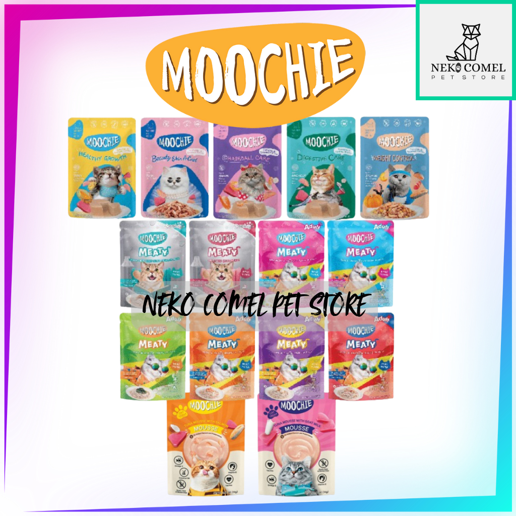 Moochie Cat Pouch Wet Food 70g / Makanan Basah Kucing | Shopee Malaysia
