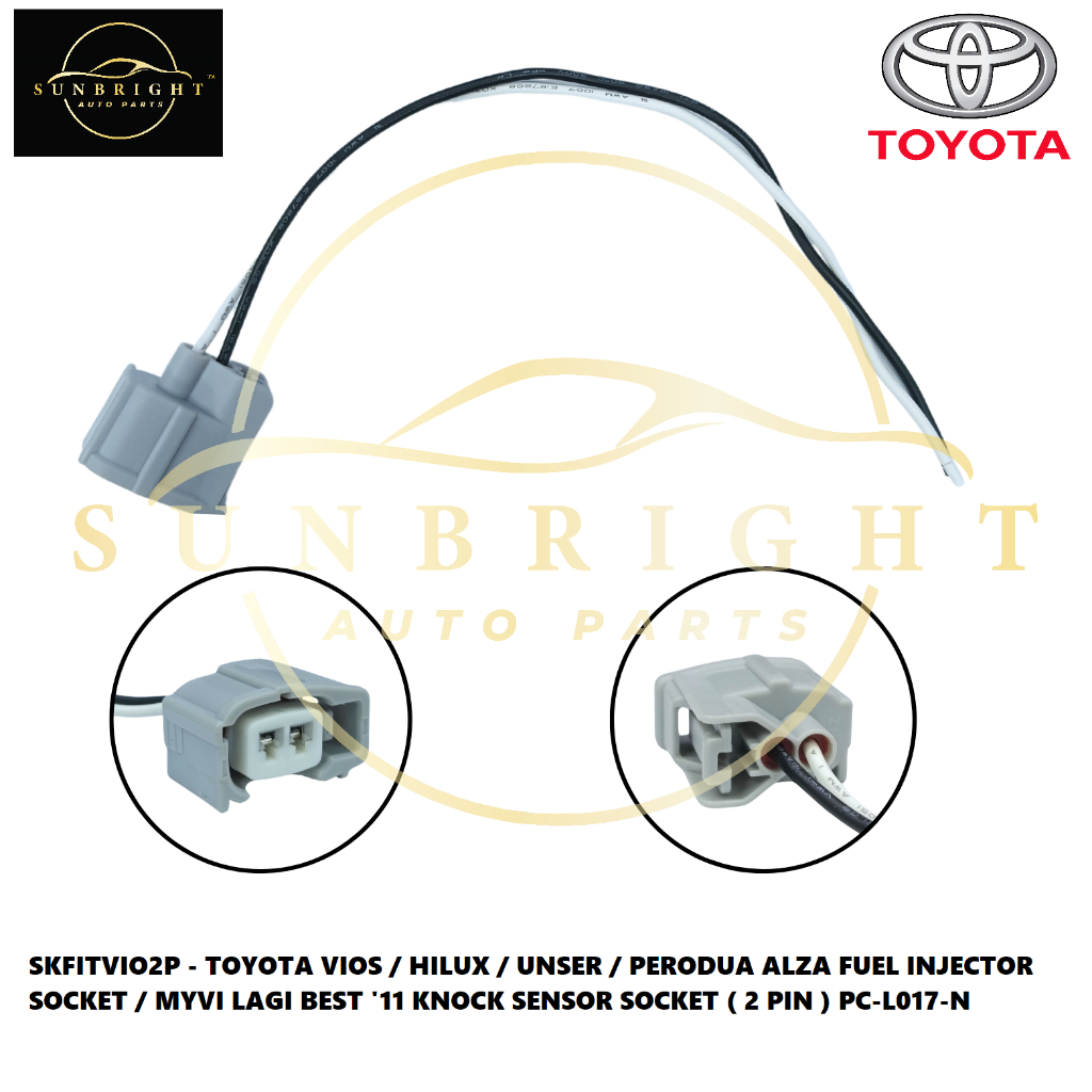VIOS / HILUX / UNSER / PERODUA ALZA FUEL INJECTOR SOCKET / MYVI LAGI ...