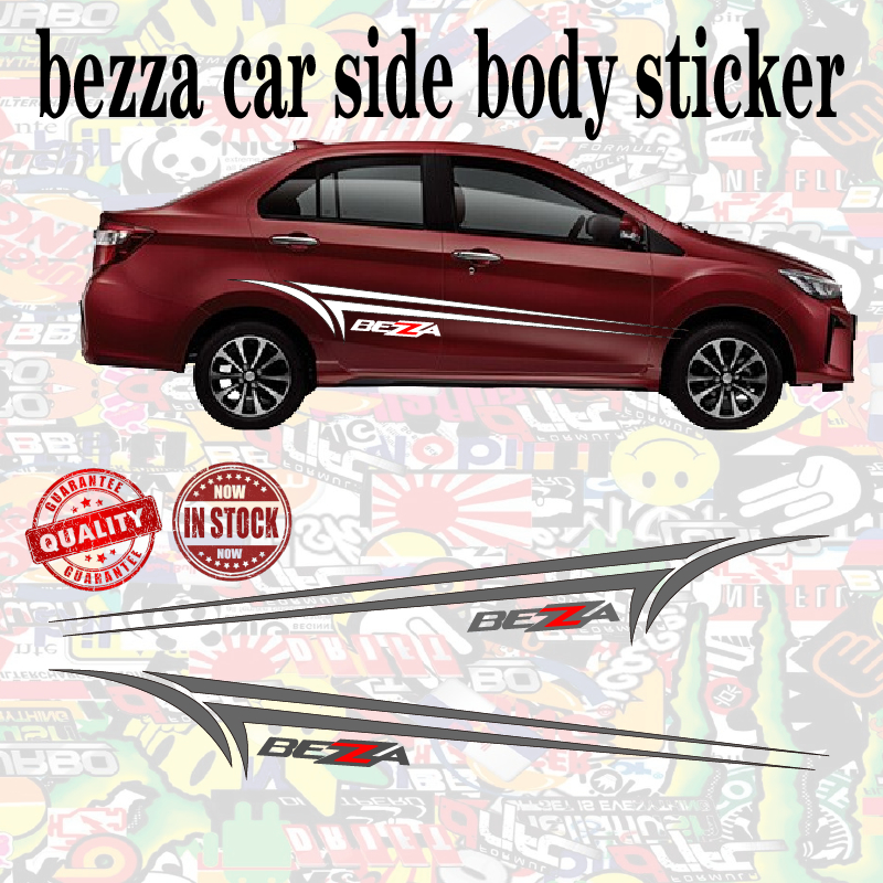PERODUA BEZZA SIDE BODY STICKER 1 SET | Shopee Malaysia