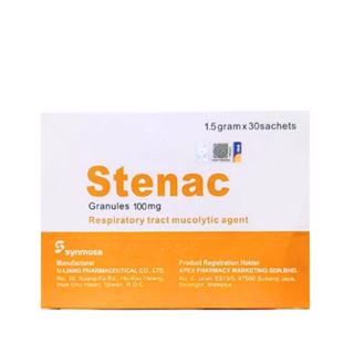 Stenac Granules/ Effervescent Tablets Acetylcysteine (100mg/ 200mg ...