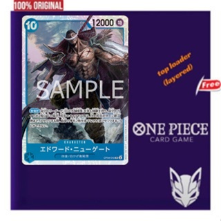 ORIGINAL OP08-043 | SR | CHARACTER Edward.Newgate optcg one piece card | Shopee Malaysia