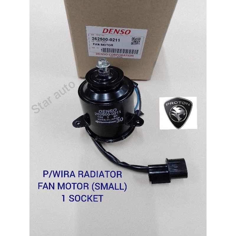 100% ORGINAL PROTON WIRA RADIATOR FAN MOTOR (SMALL) 1 SOCKET | Shopee ...