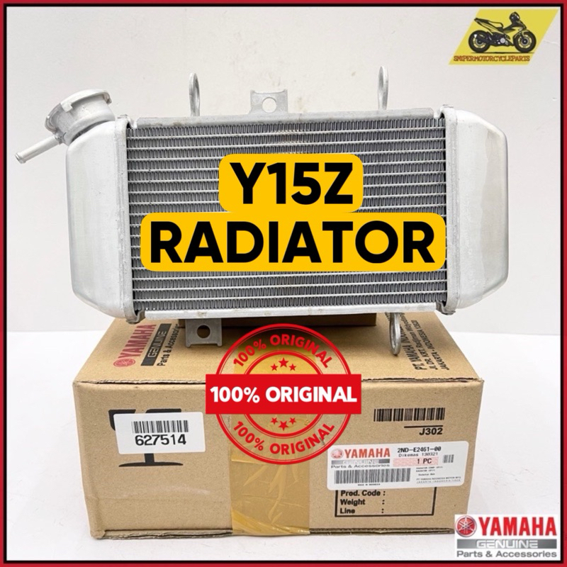[100% ORI] Y15Z Y15 YSUKU RADIATOR ASSY WATER TANK V1 V2 2ND-E2461-00 ...