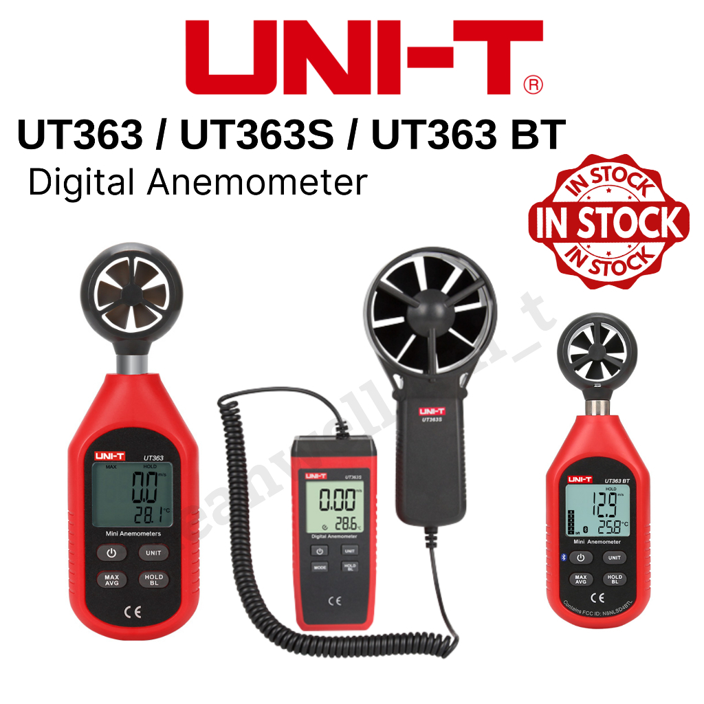 UNI-T UT363 / UT 363BT / UT363S -10°C~50°C Mini Wind Speed Anemometer 0 ...