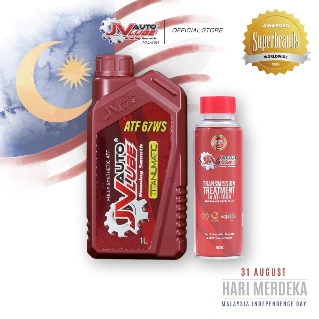 JV Auto Lube Set ATF67WS (4 Bottle/4Litre) + Gearbox Treatment (1 ...