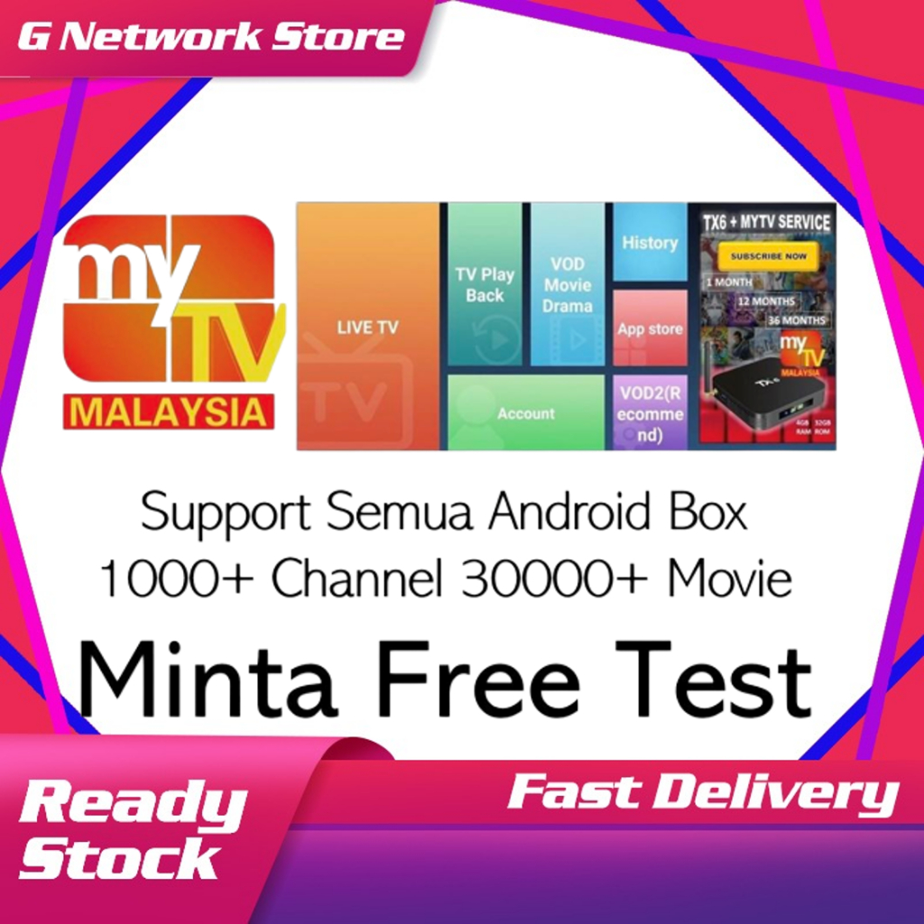 myTV 6K 8K MALAYSIA /LIVE TV/V0D/MOVIE/ For All Android Device Only ...